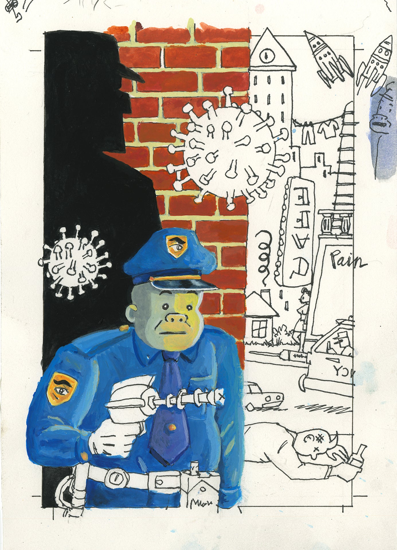 Art Spiegelman "Street Cop" Print Collection– Beehive Books